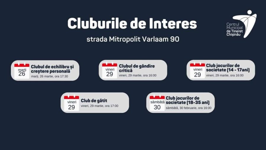 Cluburi de interes | Direcţia Educaţie Tineret şi Sport Centru